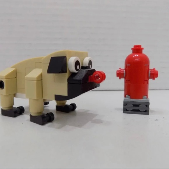 Lego | Toys | Lego Miniature Pug Dog And Fire Hydrant 3542 | Poshmark